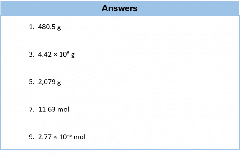 CH104: Chapter 6 - Quantities in Chemical Reactions - Chemistry