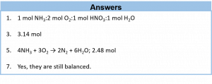 Chapter 6 - Quantities in Chemical Reactions - Chemistry