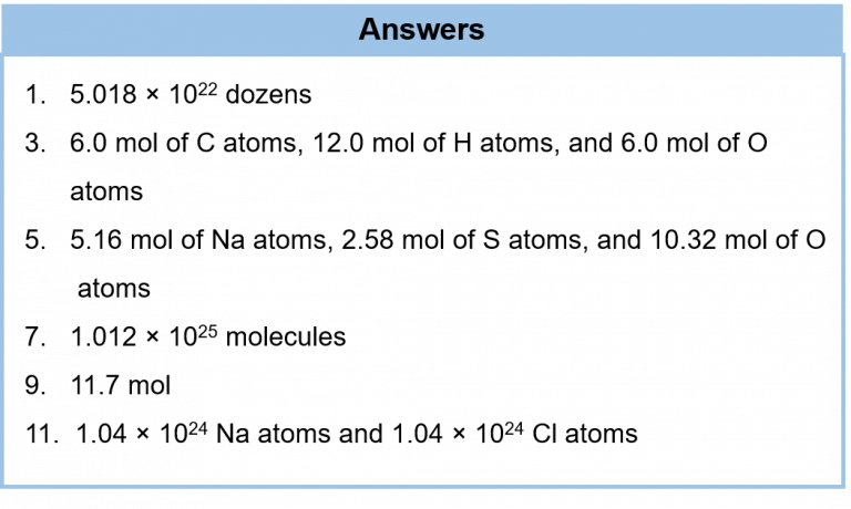 Chapter 6 - Quantities in Chemical Reactions - Chemistry